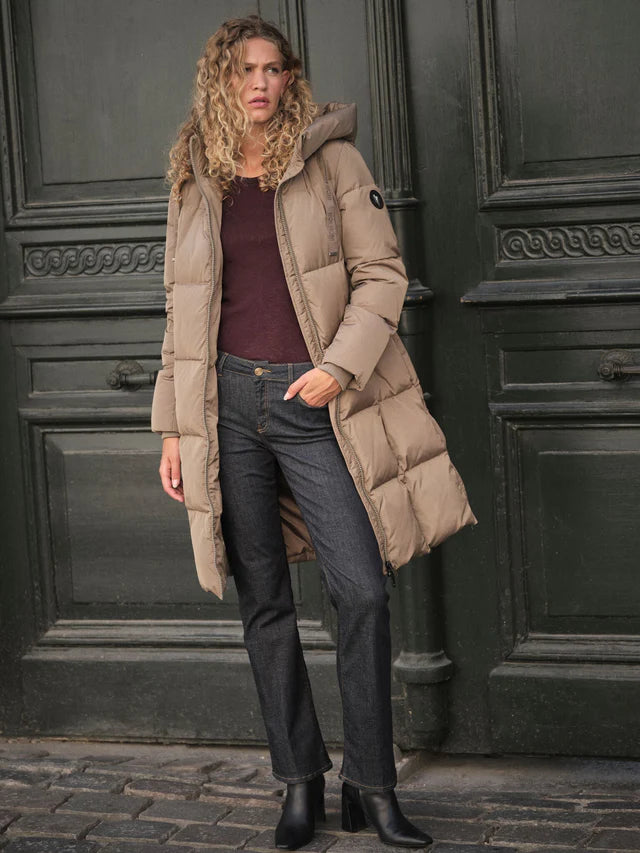 MOS MOSH Nova Square Down Coat Brindle – Pinoc Store