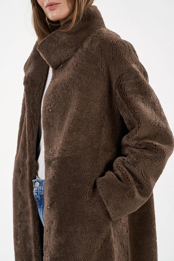 O'TAY Jaclyn Coat Teddy Brown – Pinoc Store
