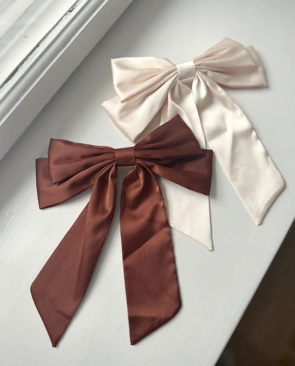 PICO COPENHAGEN Isabella Bow Barette Cognac – Pinoc Store